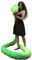 American Made Giant Stuffed Snake 18 Feet Long Soft Green Big Plush ...